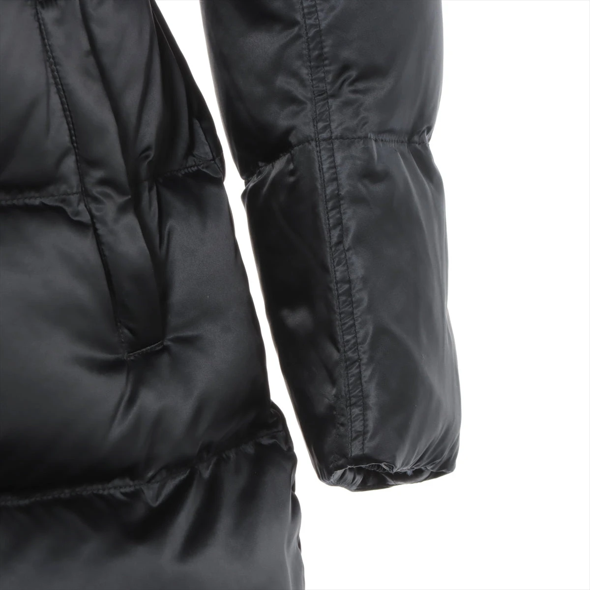 プラダ 20AW ナイロン ダウンコート 42 レディース ネイビー プラダ 20AW ナイロン ダウンコート 42 レディース ネイビー