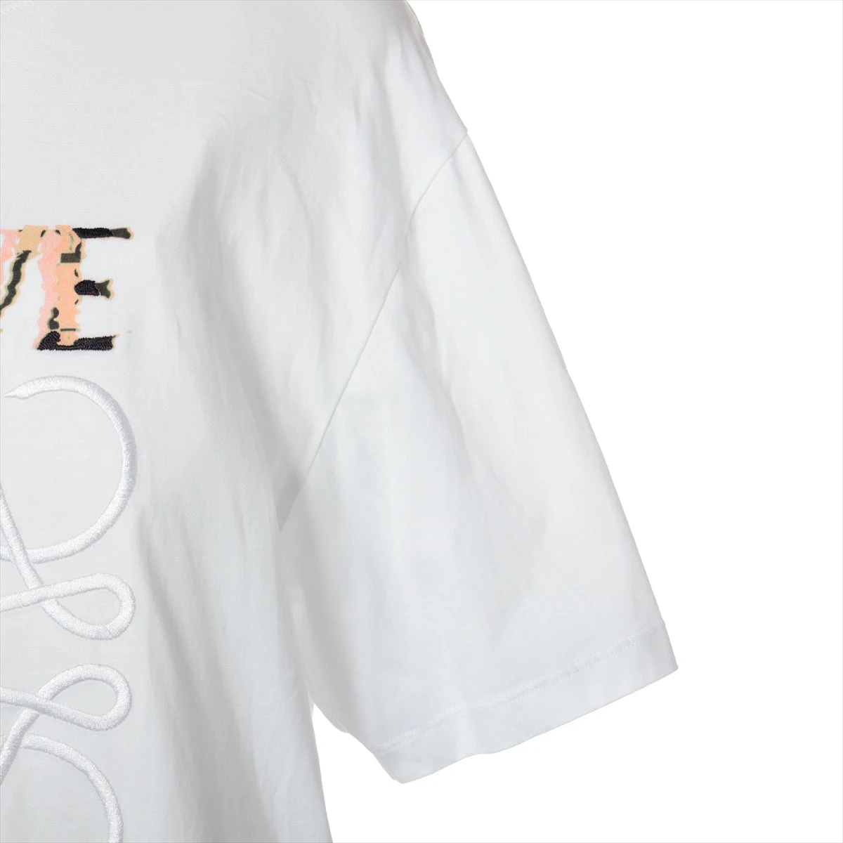 ロエベ アナグラム コットン Tシャツ XS レディース ホワイト