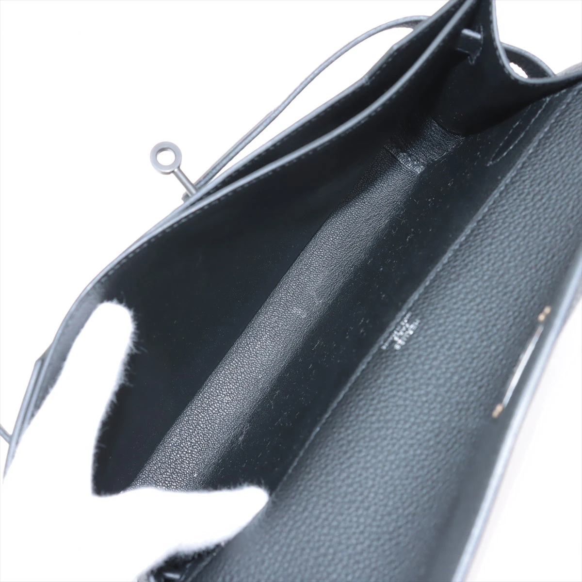 エルメス ケリーデペッシュ25 トゴ ブラック ブラック金具 B エルメス ケリーデペッシュ25 トゴ ブラック ブラック金具 B