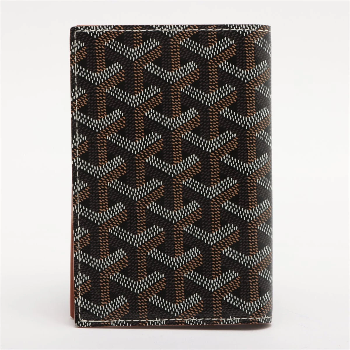 ゴヤール サンシュルピス ヘリンボーン総柄レザーカードケース 中古